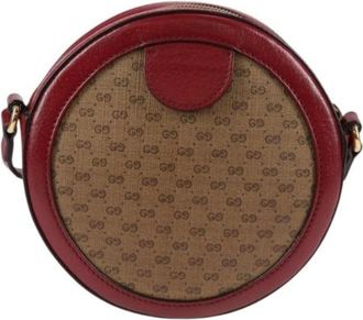 Gucci Sac bandouli&egrave;re rond Doraemon Pre-owned - Femme - Pre-owned - Beige - Taille: ONE Size