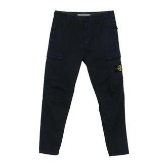 Stone Island Combat Cargo Hosen - - Trousers - Herren - Blau - W31