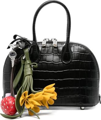 Self Portrait Croc-effect Mini Bag
