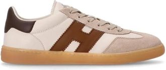 Hogan Low-Top Sneaker - White H Chocolate Cool Leather Sneakers - Gr. 36 (EU) - in Beige - f&uuml;r Damen