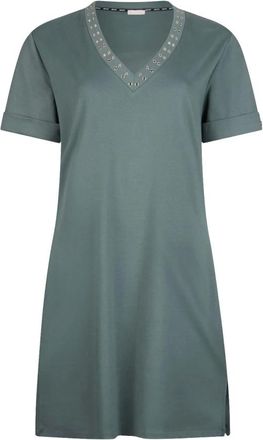 Liu Jo Femme, Robes, Vert, Taille: 44 FR Abito corto occhielli decorativi