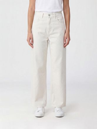 Carhartt Work in Progress Jean Jane taille haute et jambe large en denim de coton blanc