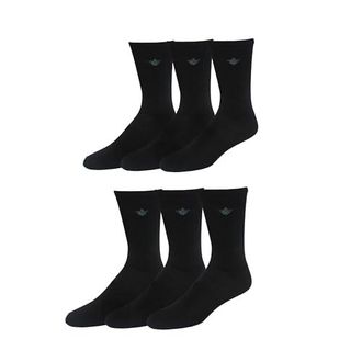 Dockers Chaussettes de performance pour homme - 3 paires et 6 paires de chaussettes athl&eacute;tiques et habill&eacute;es pour homme, Noir 81 (6 paires), 10-13