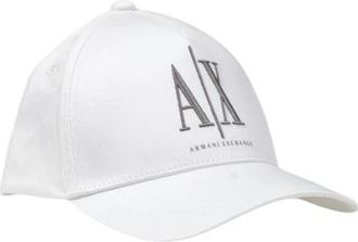 A|X Armani Exchange Baseball Cap - - Accessories - Herren - Wei&szlig; - ONE SIZE