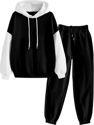 Generic Pantalon de survêtement pour femme Petite Bleu marine Stitch Pyjamas Grande taille Polaire thermique Pull Sweat à cordon de serrage Ensembles de survê