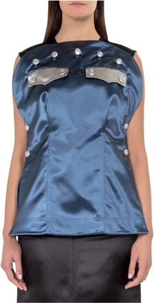 Calvin Klein Damen, Oberteile, Blau, XSGr&ouml;&szlig;e