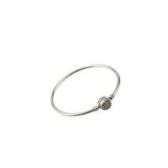 Pandora Silberarmband mit pinkfarbenem Charm-Verschluss - - Accessories - Damen - Grau - 56 MM