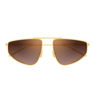 Bottega Veneta Femme, Accessoires, Jaune, Taille: 59 MM Lunettes de soleil Aviator