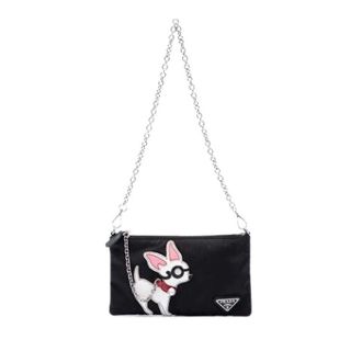 Prada Sac bandouli&egrave;re en nylon Pre-owned - Femme - Pre-owned - Noir - Taille: ONE Size