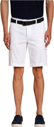 Mason's Homme, Shorts, Blanc, Taille: S Chile Bermuda Cargo