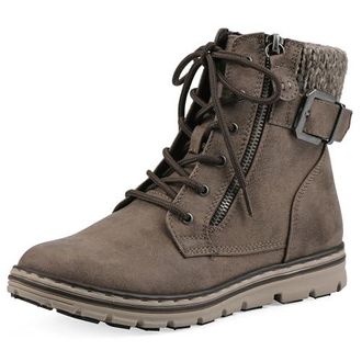 White Mountain Shoes Kelsie Bottines &agrave; lacets pour femme, Pierre/tissu, 41 EU