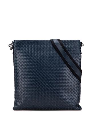 Bottega Veneta sac à bandoulière Intrecciato VN (2012-2025) - Bleu