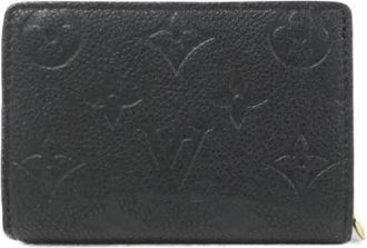 Louis Vuitton Portefeuille Pre-owned Monogram Empreinte - Femme - Pre-owned - Noir - Taille: ONE Size