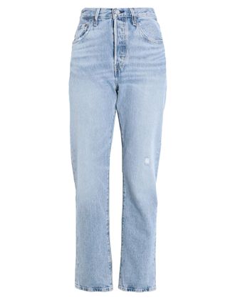 Levi's 501 JEANS FOR WOMEN LIGHT INDIGO - WORN IN