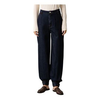 Gaud&igrave; Jean Jogger - Femme - Jeans - Bleu - Taille: W28