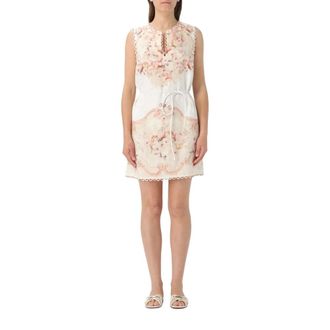 Twinset Blumiges Minikleid - - Dresses - Damen - Mehrfarbig - L