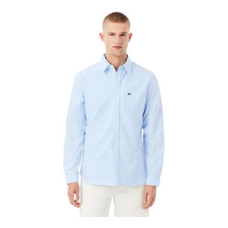 Lacoste Homme, Chemises, Bleu, Taille: 6XL Chemise Oxford Coupe R&eacute;guli&egrave;re