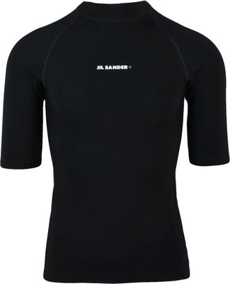 Jil Sander Homme, Tops, Noir, Taille: M T-Shirt