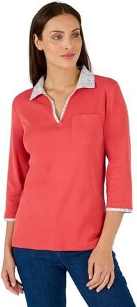 Damart T-Shirt Effet 2 en 1 Femme Rose Taille 50/52