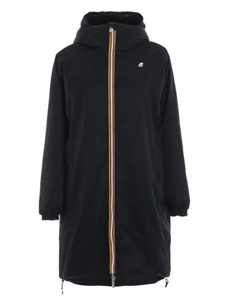 K-Way parka &agrave; fermeture zipp&eacute;e - Noir