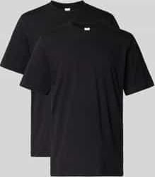 Schiesser T-Shirt mit geripptem Rundhalsausschnitt