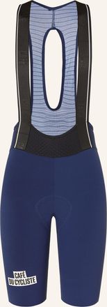 Cafe du Cycliste Caf&eacute; Du Cycliste Radhose Victoire Mit Tr&auml;gern Und Gepolstertem Einsatz blau