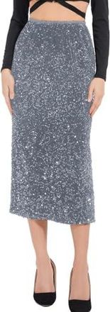 Generic Jupe Longue Femme Midi Portefeuille en Velours &agrave; Sequins, Jupe Crayon Taille Haute Extensible, Jupe Paillette Femme Chic et &Eacute;l&eacute;gante pour Soir&eacute;e Cockt