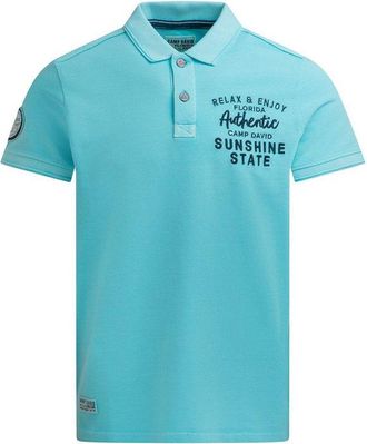 Camp David Poloshirt aus Baumwolle
