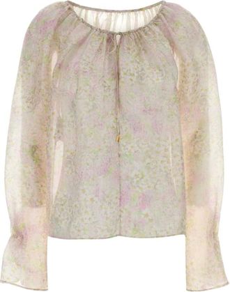 Alberta Ferretti Femme, Blouses et Chemises, Multicolore, Taille: 36 FR Shirt