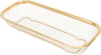 Holibanna Edelstahl Besteck Essstäbchenhalter Mit Verschleißfester Oberfläche Multifunktionaler Abtropfkorb Für Sterilisierten Küchenschrank Praktisches Tischge