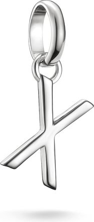 Thomas Sabo Thomas Sabo Charm Club Connect Charm-Anhänger Buchstabe X Recyceltes 925 Silber CC1230-001-21