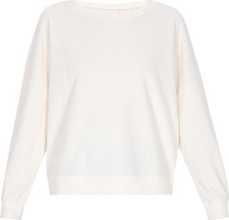 Dreimaster Dreimaster Sweatshirt Frauen cremewei&szlig; meliert