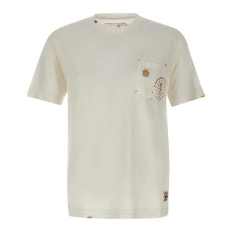 Bob Homme, Tops, Blanc, Taille: S T-shirt Derby