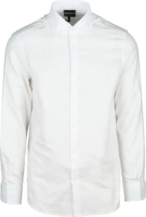 Emporio Armani Homme, Chemises, Blanc, Taille: L Formal Shirt