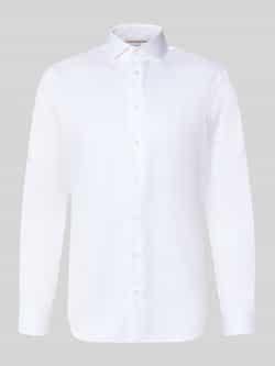 Jake*s Slim Fit Businesshemd aus reiner Baumwolle
