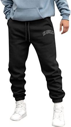 Generic Jogging Homme Pantalon Jogging Homme Pantalon Survetement Homme Confortable Classique - Sweatpants Mode Hiver Homme Loose Fit - Streetwear &Eacute;l&eacute;gant pou