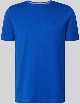 Fynch-Hatton T-Shirt mit Rundhalsausschnitt und Label-Stitching