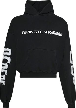 RRR123 Metanoia Hoodie mit Logo-Print - Schwarz