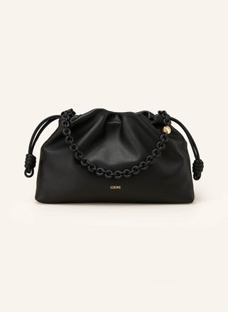 Loewe Schultertasche Flamenco Large schwarz
