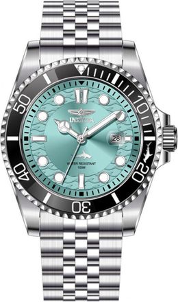 Invicta Pro Diver 50804 Herrenuhr - Quarzwerk - Edelstahl mit blauem Zifferblatt - 43 mm