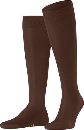 Falke Herren Kniestrümpfe Tiago M Kh nachhaltige Fil DEcosse Baumwolle lang einfarbig 1 Paar, Braun Havana Club 5197, 39-40