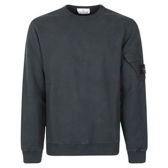 Stone Island Homme, Sweatshirts et sweats &agrave; capuche, Vert, Taille: L SweaT-shirt