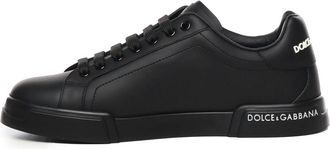 Dolce & Gabbana Homme, Chaussures, Noir, Taille: 40 EU Baskets Portofino