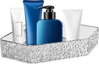 Generic Badezimmer-Eck-Organizer - an der Wand montiertes dreieckiges Duschregal, rostbest&auml;ndiges Metalldesign, leicht zu reinigende Oberfl&auml;che, viel Stauraum