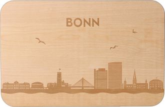 Goodtimes Bonn Skyline Fr&uuml;hst&uuml;cksbrett 23cm x 15cm x 1cm