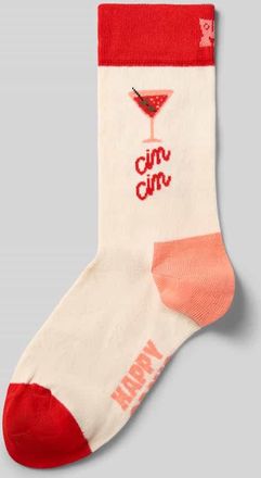 Happy Socks Socken mit Label-Print
