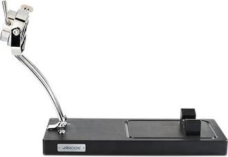 Arcos Jamonero Set Edelstahl AISI-304, Profi-Kochmesser 240 mm, Inklusive Schutzhülle, Perfekt für Küche, Schwarz