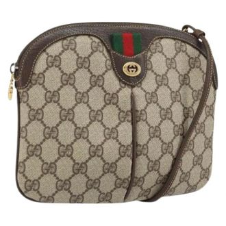 Gucci Sac bandouli&egrave;re en plastique Pre-owned - Femme - Pre-owned - Beige - Taille: ONE Size