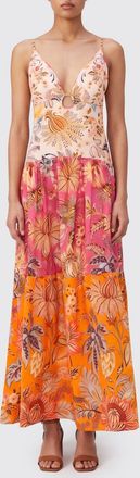 Farm Rio Gebl&uuml;mtes Baumwoll-Midikleid Ligia mit V-Ausschnitt