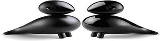 Kay Bojesen Unzertrennliche 1 Paar Figuren 9 cm Singvögel, schwarz